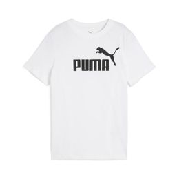 Puma T-Shirt "ESS No.1 Logo Tee G" in Wei&szlig; | Gr.: 176