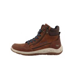 Mustang Shoes Schnürstiefel in Braun | Gr.: 45