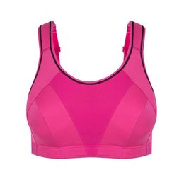 SuSa Sport BH ohne B&uuml;gel Move high in pink-schwarz | Gr.: 105B