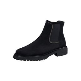 Paul Green Leder-Chelsea-Boots in Schwarz | Gr.: 38,5