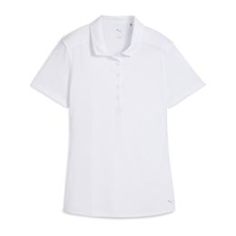 Puma Polo "W Pure 2.0 SS Polo" in Wei&szlig; | Gr.: L