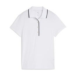 Puma Polo "W Cloudspun Bridges SS Polo" in Wei&szlig; | Gr.: XS
