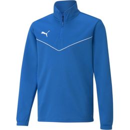 Puma Pullover "TeamRISE 1/4 Zip Top Jr" in Blau | Gr.: 176