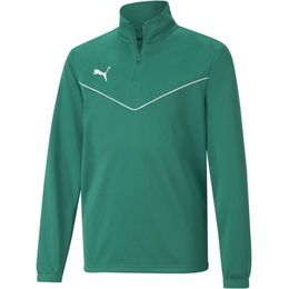 Puma Pullover "TeamRISE 1/4 Zip Top Jr" in Gr&uuml;n | Gr.: 152
