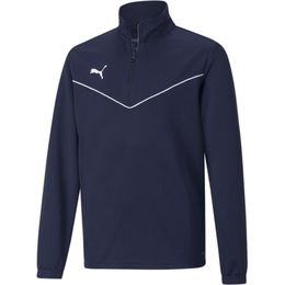 Puma Pullover "TeamRISE 1/4 Zip Top Jr" in Blau | Gr.: 164