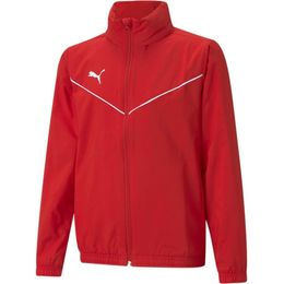 Puma Jacke "TeamRISE All Weather Jacket Jr" in Rot | Gr.: 152