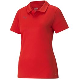 Puma Polo "TeamLIGA Sideline Polo W" in Rot | Gr.: XXL