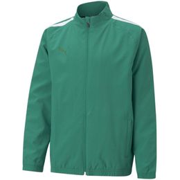 Puma Jacke "TeamLIGA Sideline Jacket Jr" in Grün | Gr.: 152