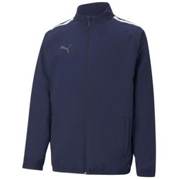Puma Jacke "TeamLIGA Sideline Jacket Jr" in Blau | Gr.: 164
