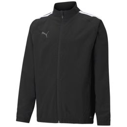 Puma Jacke "TeamLIGA Sideline Jacket Jr" in Schwarz | Gr.: 140