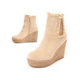 Montevita Boots compens&eacute;es Botilan43 in Beige | Gr.: 41