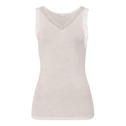 Hanro Tr&auml;gertop Woolen Lace in misty white | Gr.: L