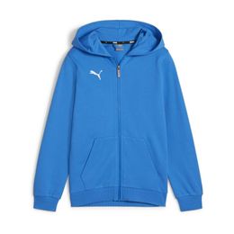 Puma Hoodie "TeamGoal CasuaLongsleeve Hooded Jacket Jr" in Blau | Gr.: 128
