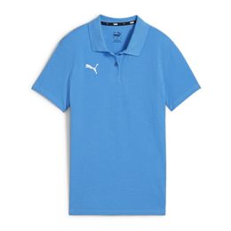 Puma Polo "TeamGoal CasuaLongsleeve Polo Wmn" in Blau | Gr.: XXL