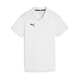 Puma Polo "TeamGoal CasuaLongsleeve Polo Wmn" in Weiß | Gr.: XXL