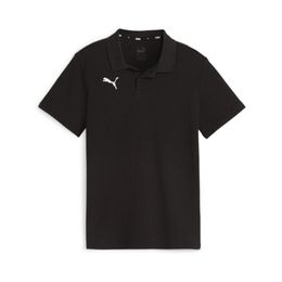 Puma Polo "TeamGoal CasuaLongsleeve Polo Jr" in Schwarz | Gr.: 116