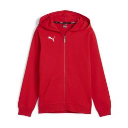 Puma Hoodie "TeamGoal CasuaLongsleeve Hooded Jacket Jr" in Rot | Gr.: 140