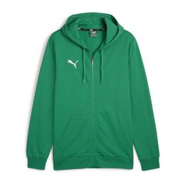 Puma Hoodie "TeamGoal CasuaLongsleeve Hooded Jacket" in Grün | Gr.: XL