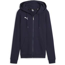 Puma Hoodie "TeamGoal CasuaLongsleeve Hooded Jacket Wmn" in Blau | Gr.: XXL