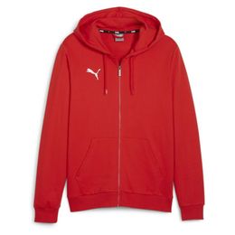 Puma Hoodie "TeamGoal CasuaLongsleeve Hooded Jacket" in Rot | Gr.: L