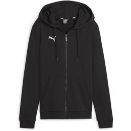 Puma Hoodie "TeamGoal CasuaLongsleeve Hooded Jacket Wmn" in Schwarz | Gr.: L