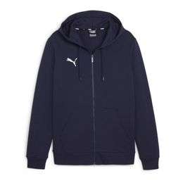 Puma Hoodie "TeamGoal CasuaLongsleeve Hooded Jacket" in Blau | Gr.: L
