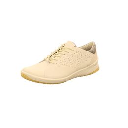 Esgano Damenschn&uuml;rrschuhe halb sportlicher Boden Da.-Sneaker in Wei&szlig; | Gr.: 39