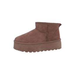 Ital-Design Stiefelette in Braun | Gr.: 41
