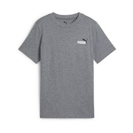 Puma T-Shirt "ESS 2 COLOR Small No.1 Logo Tee B" in Grau | Gr.: 140