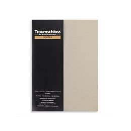 Traumschloss Topper Edel-Jersey Spannbettlaken in kiesel | Gr.: 90x200 cm - 100x220 cm