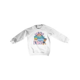 Kinder Sweatshirt "PAW PATROL More Friends More Fun Kids Sweatshirt" in Weiß | Gr.: 9-10 Jahre