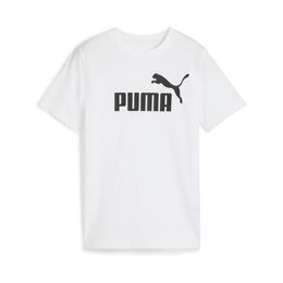 Puma T-Shirt "ESS No.1 Logo Tee B" in Wei&szlig; | Gr.: 152