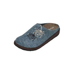 Rohde Hausschuhe NOVARA 6427 in blau | Gr.: 40