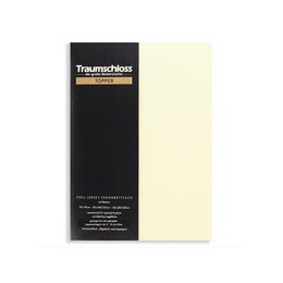 Traumschloss Topper Edel-Jersey Spannbettlaken in natur | Gr.: 90x200 cm - 100x220 cm