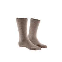 Kunert Socken Homesocks ABS antirutsch in Beige-mel. | Gr.: 47-50
