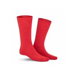 Kunert Socken Homesocks ABS antirutsch in Red | Gr.: 43-46