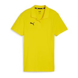 Puma Polo "TeamGoal CasuaLongsleeve Polo Wmn" in Gelb | Gr.: XXL
