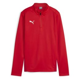 Puma T-Shirt "TeamGoal Training 1/4 Zip Top Wmn" in Rot | Gr.: XL