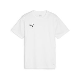 Puma T-Shirt "TeamGoal Jersey Jr" in Wei&szlig; | Gr.: 128