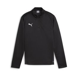 Puma T-Shirt "TeamGoal Training 1/4 Zip Top Jr" in Schwarz | Gr.: 152