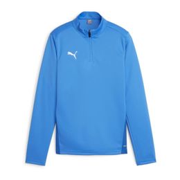 Puma T-Shirt "TeamGoal Training 1/4 Zip Top Jr" in Blau | Gr.: 164