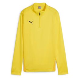 Puma T-Shirt "TeamGoal Training 1/4 Zip Top Wmn" in Gelb | Gr.: XL