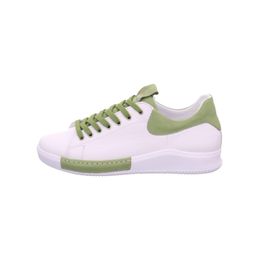 Esgano Damenschn&uuml;rrschuhe halb sportlicher Boden Da. Sneaker in Wei&szlig; | Gr.: 36