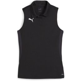 Puma Polo "TeamGoal Polo Women" in Schwarz | Gr.: S