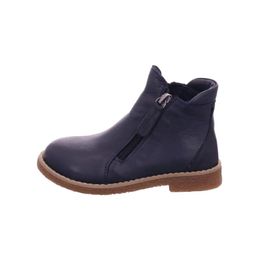 Andrea Conti Leder-Boots in Dunkelblau | Gr.: 26