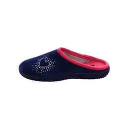Esgano Damenhauspantoffel Da.-Pantoffel in Blau | Gr.: 37