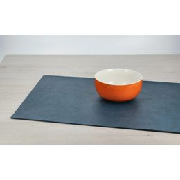 Asa SELECTION Platzdeckchen vegan leather &brvbar; blau &brvbar; Synthetik &brvbar; Ma&szlig;e (cm): B: 46 &raquo; H&ouml;ffner