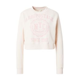 A&eacute;ropostale Sweatshirt Damen Gr&ouml;&szlig;e S creme / rosa