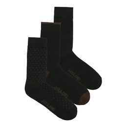 Jack & Jones JACK & JONES Socken Herren Größe 41/46 braun / schwarz