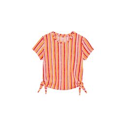 WE Fashion T-Shirt M&auml;dchen Gr&ouml;&szlig;e 146/152 dunkelorange / rosa / dunkelpink